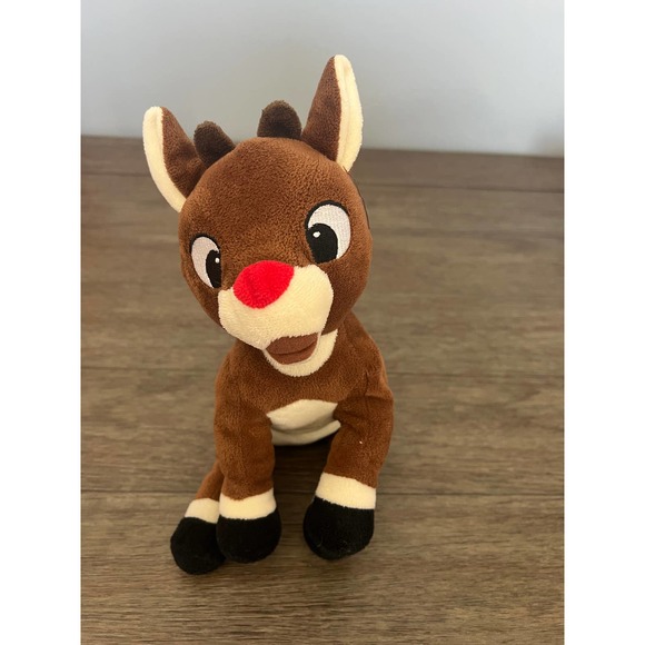 Toys | Rudolph The Rednosed Reindeer 9 Baby Rudolph Plush | Poshmark